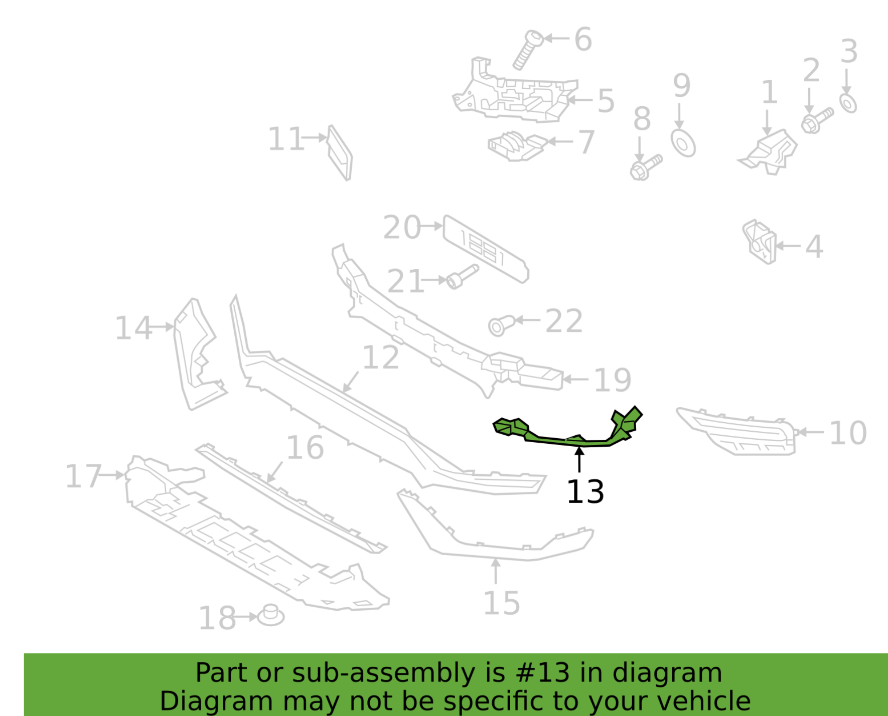 Volvo XC90 2020-2023 Ön Sağ Tampon Braketi 31663501